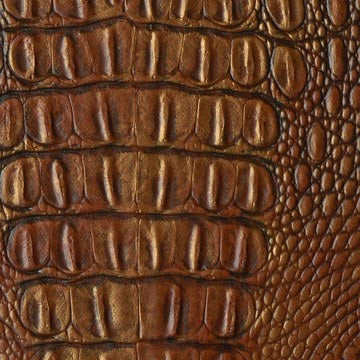 Croco Upholstery Vinyl Fabric - Crock Bronze – Sobie Fabrics