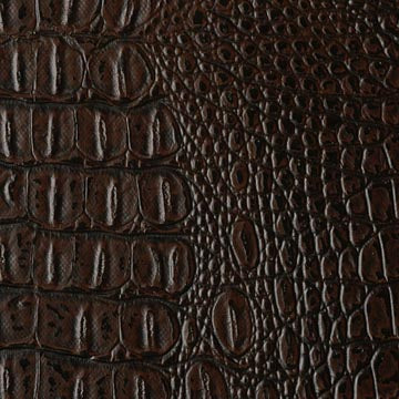 Crock Mocha - Croco Upholstery Vinyl Fabric – Sobie Fabrics